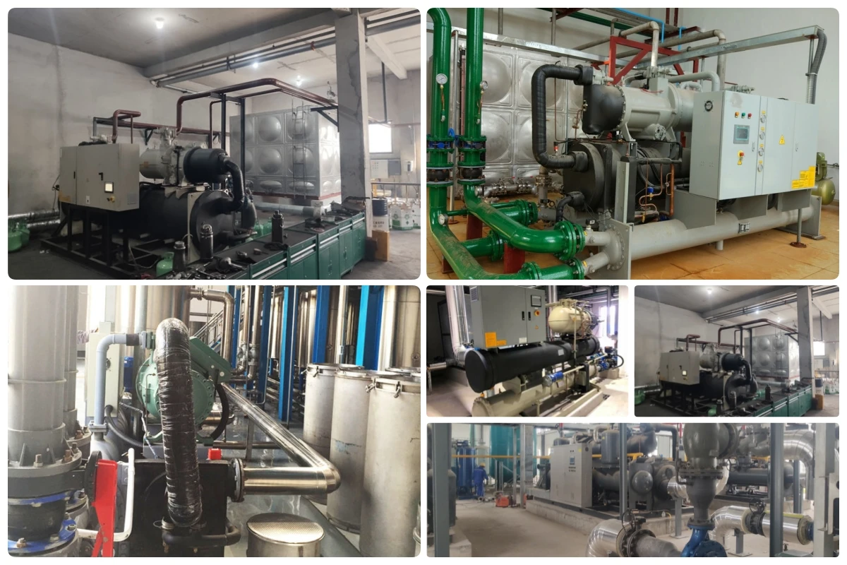 10 Tons to 100 Tons RSW System Seawater Chiller for Fishing