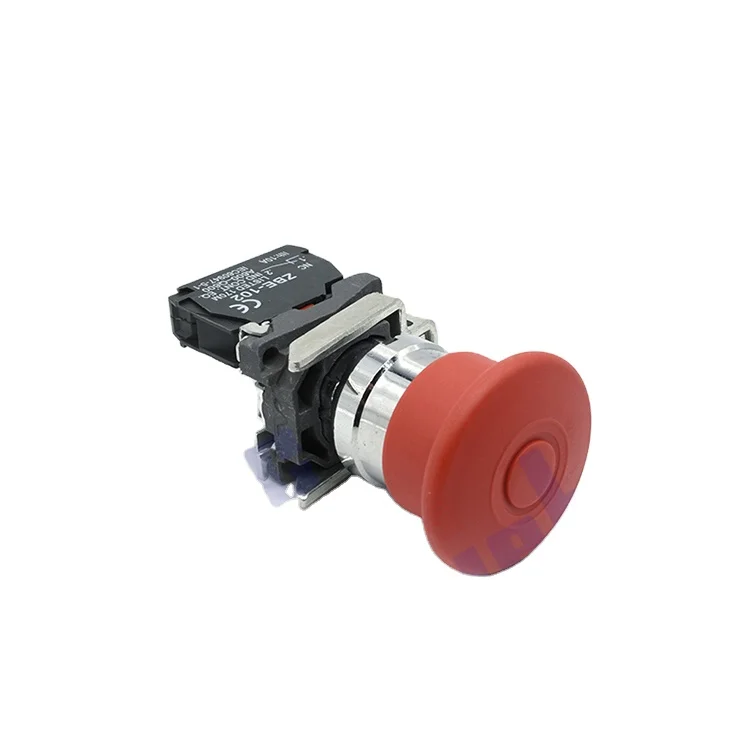 IEHC YB4 (XB4)-BT42 mushroom push button 22mm self-locking push pull ...