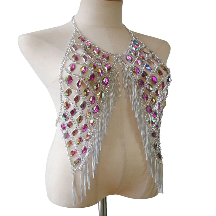 RL-48 Wholesale Fashion Handmade Jewelry Sexy Crystal Rhinestone Chain ...