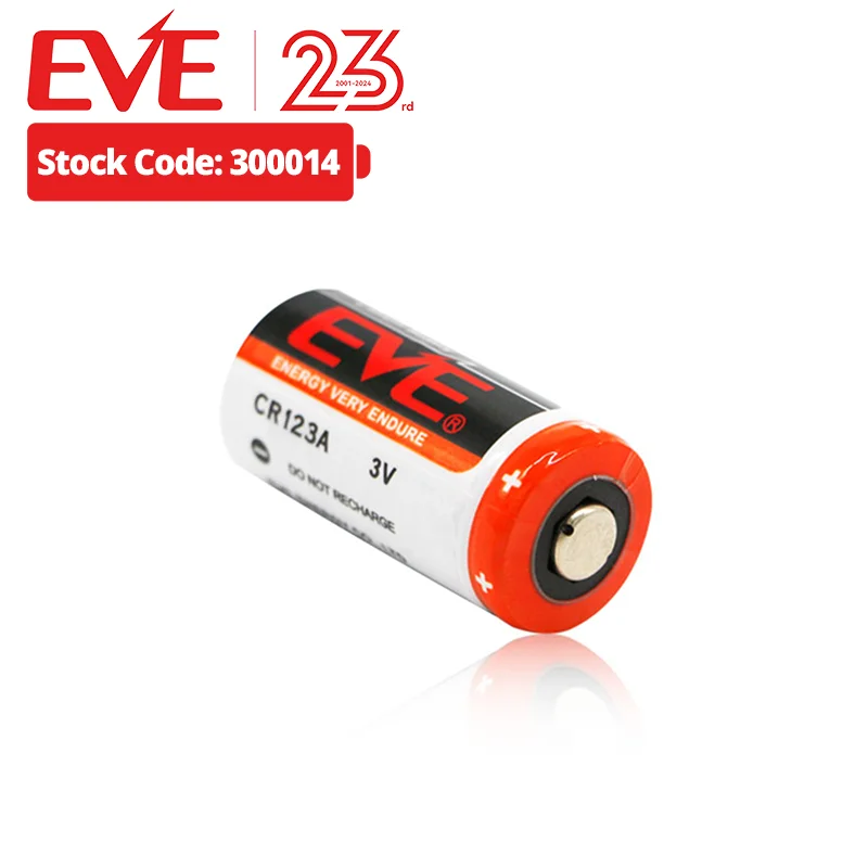 EVECR123A cr123a 3v1500mah cr123a