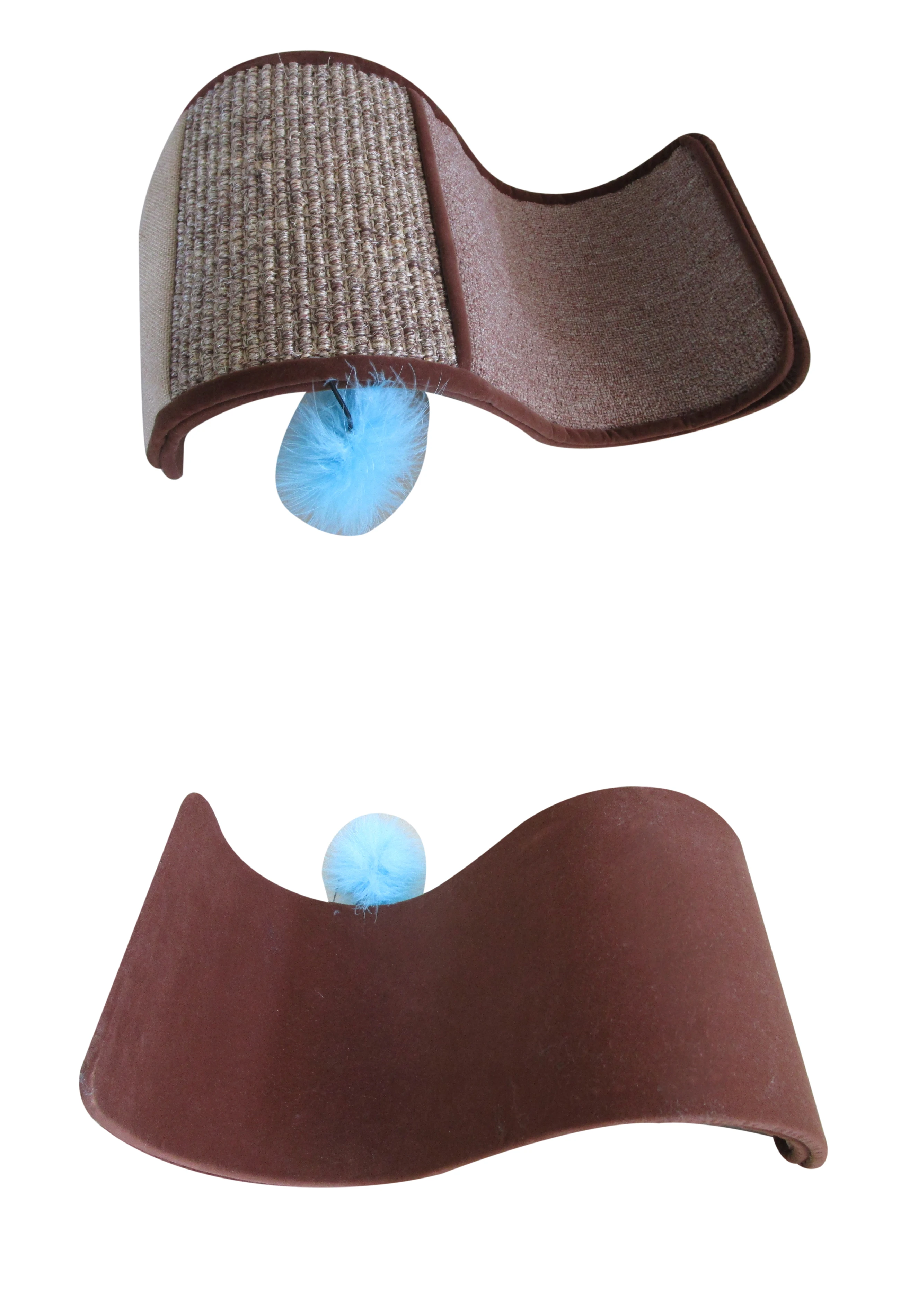 Scratch Scroll Cat Scratchier with Feather Toy, Color Varies| Alibaba.com