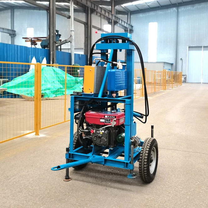 Diesel Water Well Drilling Rig 30m 50m 100m 150m 200m Mining Drilling ...