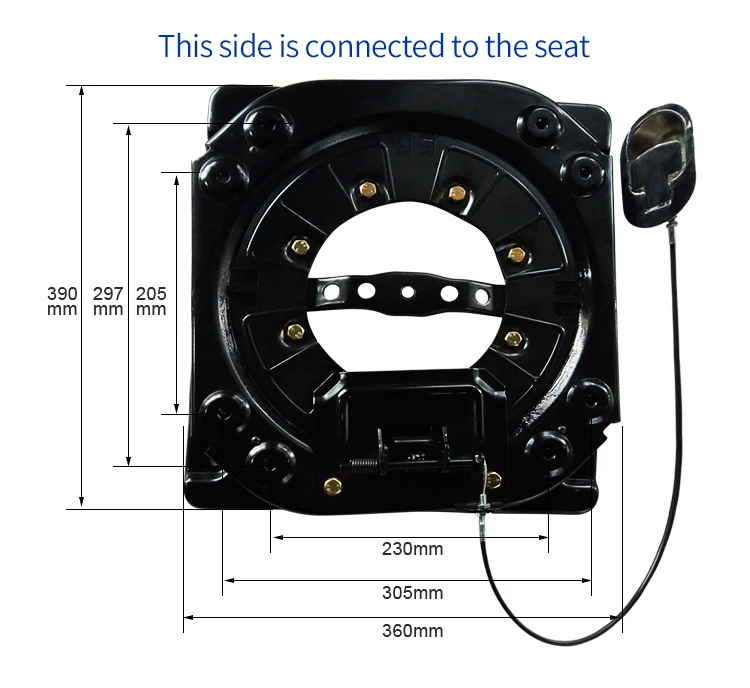360-degree Car Seat Turntable - Universal Swivel Mechanism