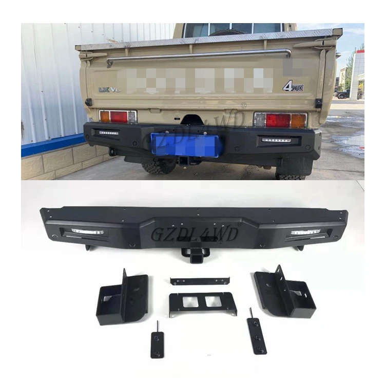 Offroad Steel Front Bumper for Land Cruiser LC76 LC79 LC75 Car Front ...
