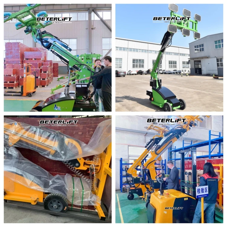 300kg - 800kg Mobile Crane Lifting Window Glass Marble Slab