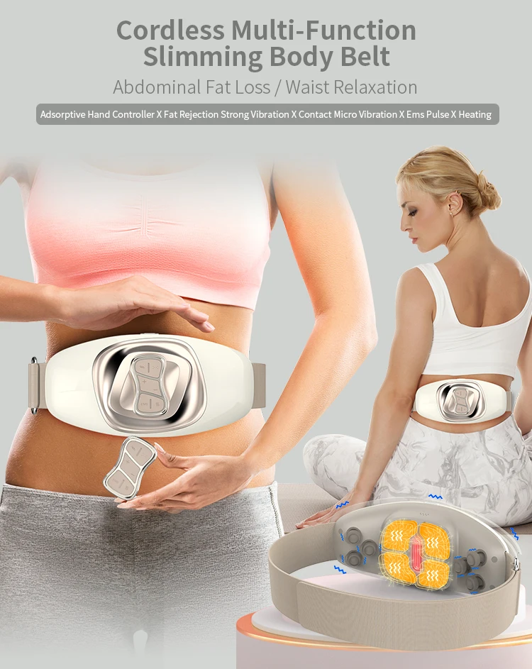 New Cordless Multi-Function Vibration Electric Reduction Belt