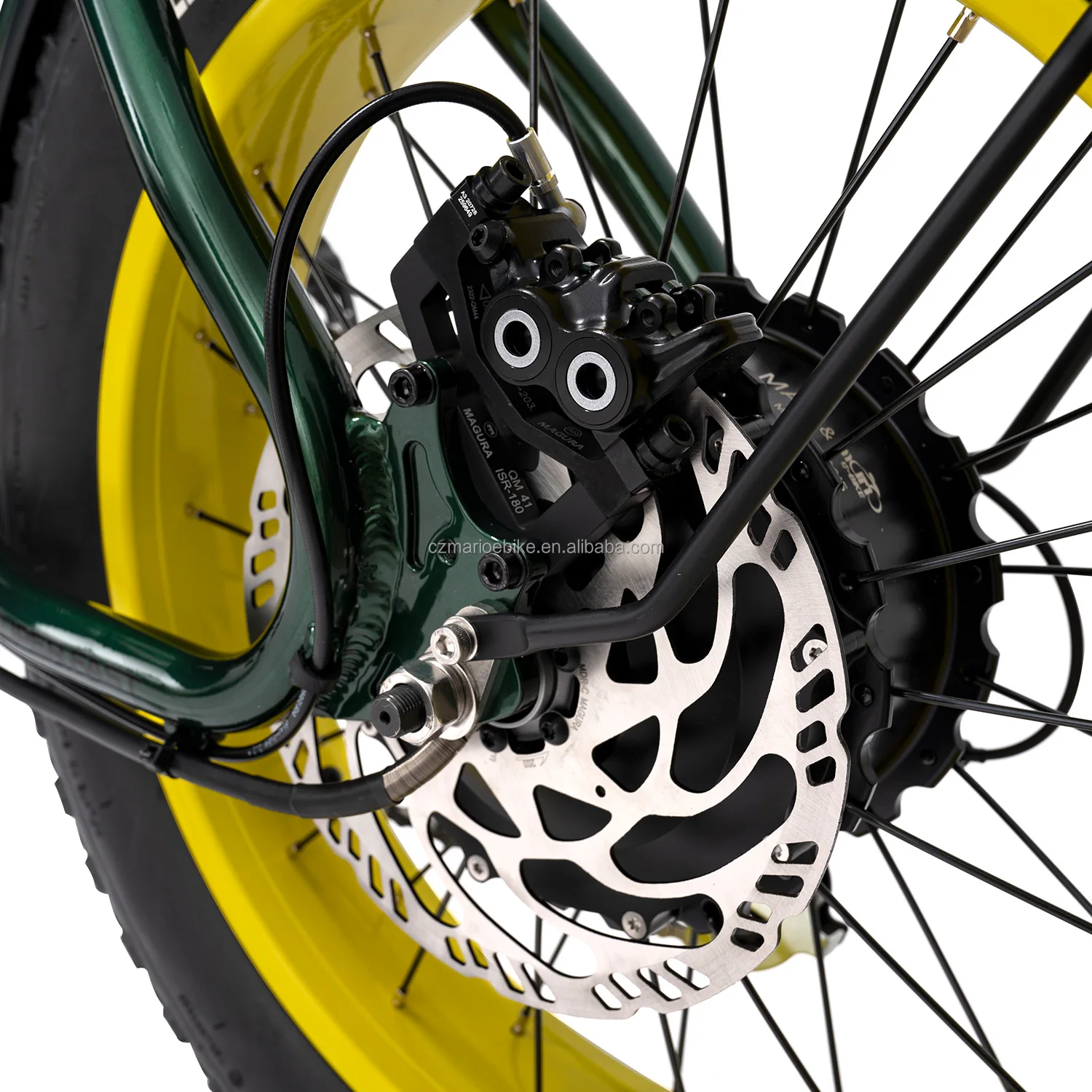 2024 Mario 1000w Full Suspension Ebike With Yellow Rims - Buy 2024 ...