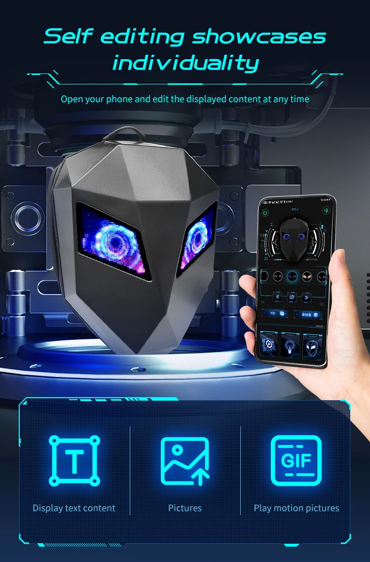 2023 LED Backpack - Smart, Waterproof, and Versatile