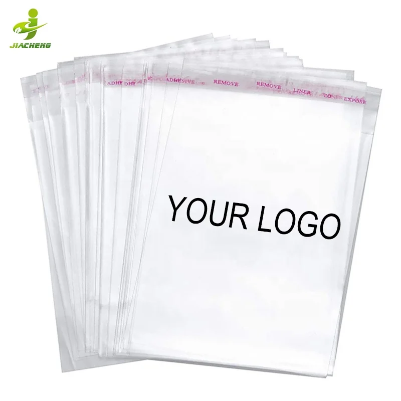 Resealable Transparent Cello Bags,Large Clear Self Sealing Adhesive ...