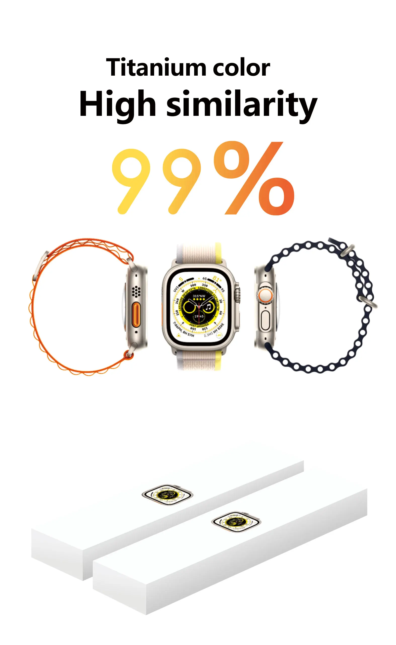 Reloj Inteligente H11 Ultra,Dispositivo Con Carga Inalámbrica,2,02 ...