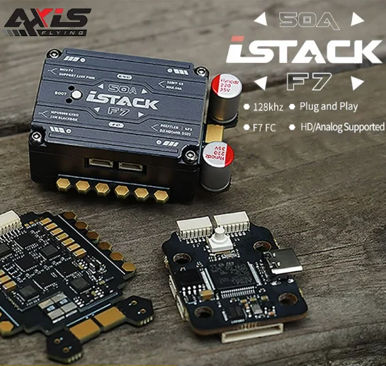 Axisflying Stack 50a+f7 Istack Plug And Play F7 Flight Controller ...