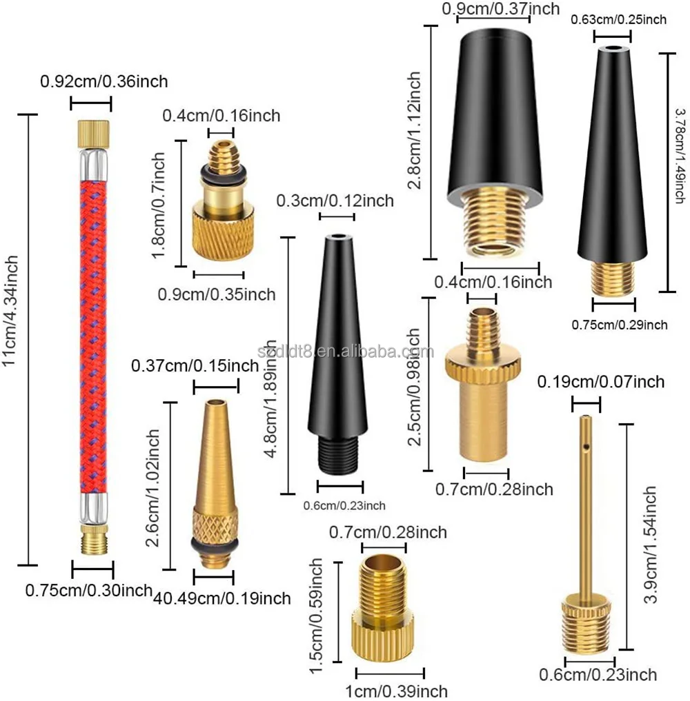 All In 1 Bike Accessories Sv Av Dv Inflation Valve Adapter Accessories ...