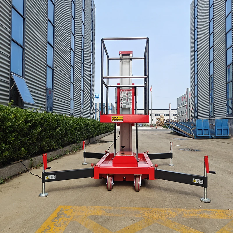 2023 TDER Electric Aluminium Alloy Telescopic Man Lift