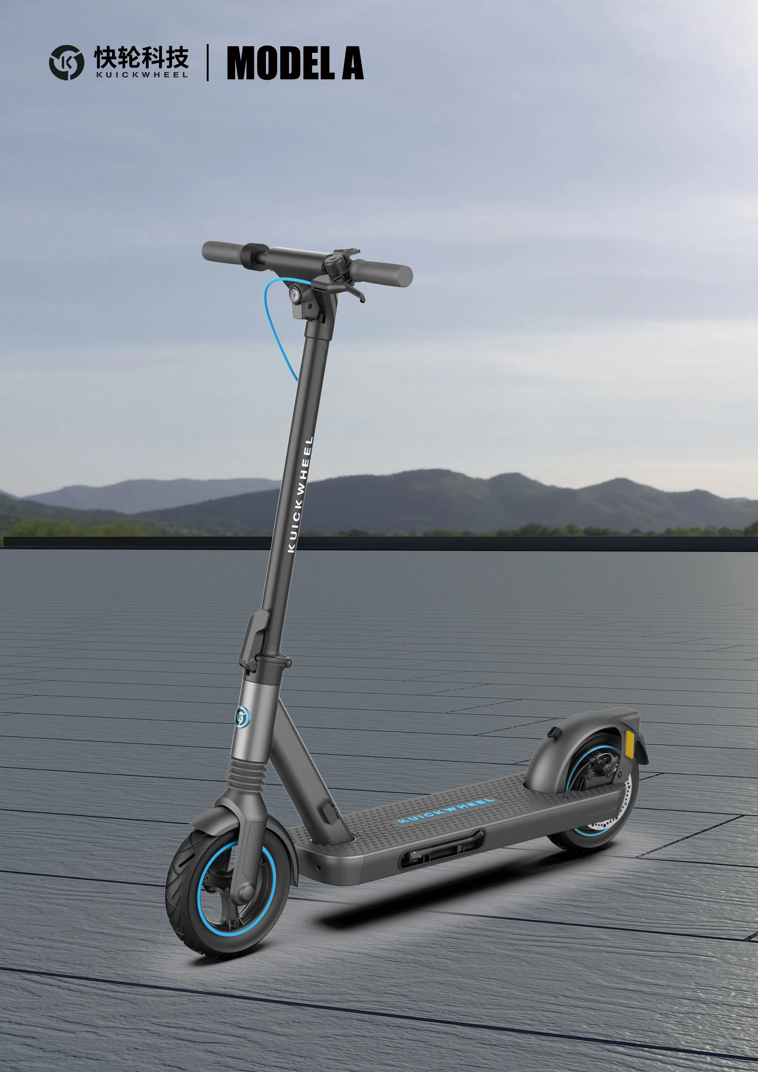 Cheap Kuickwheel Model A E Scooter 30km Long Range 350w Adult Warehouse ...