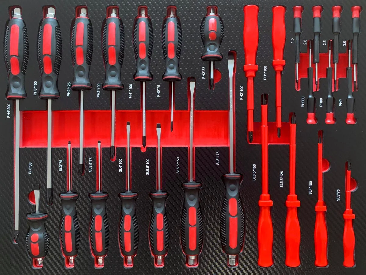 RTTOOL 9 Drawer Tool Trolley CRV 305 Pcs Hand Tool Sets Tool Cabinet ...