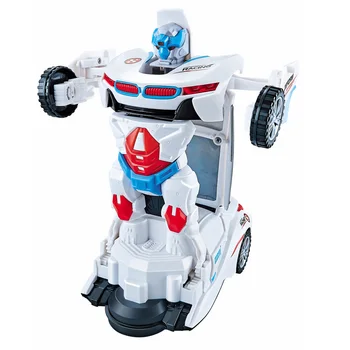 Rotating Deformation Battery Operated Car Toy With Sound And Light Kids ...