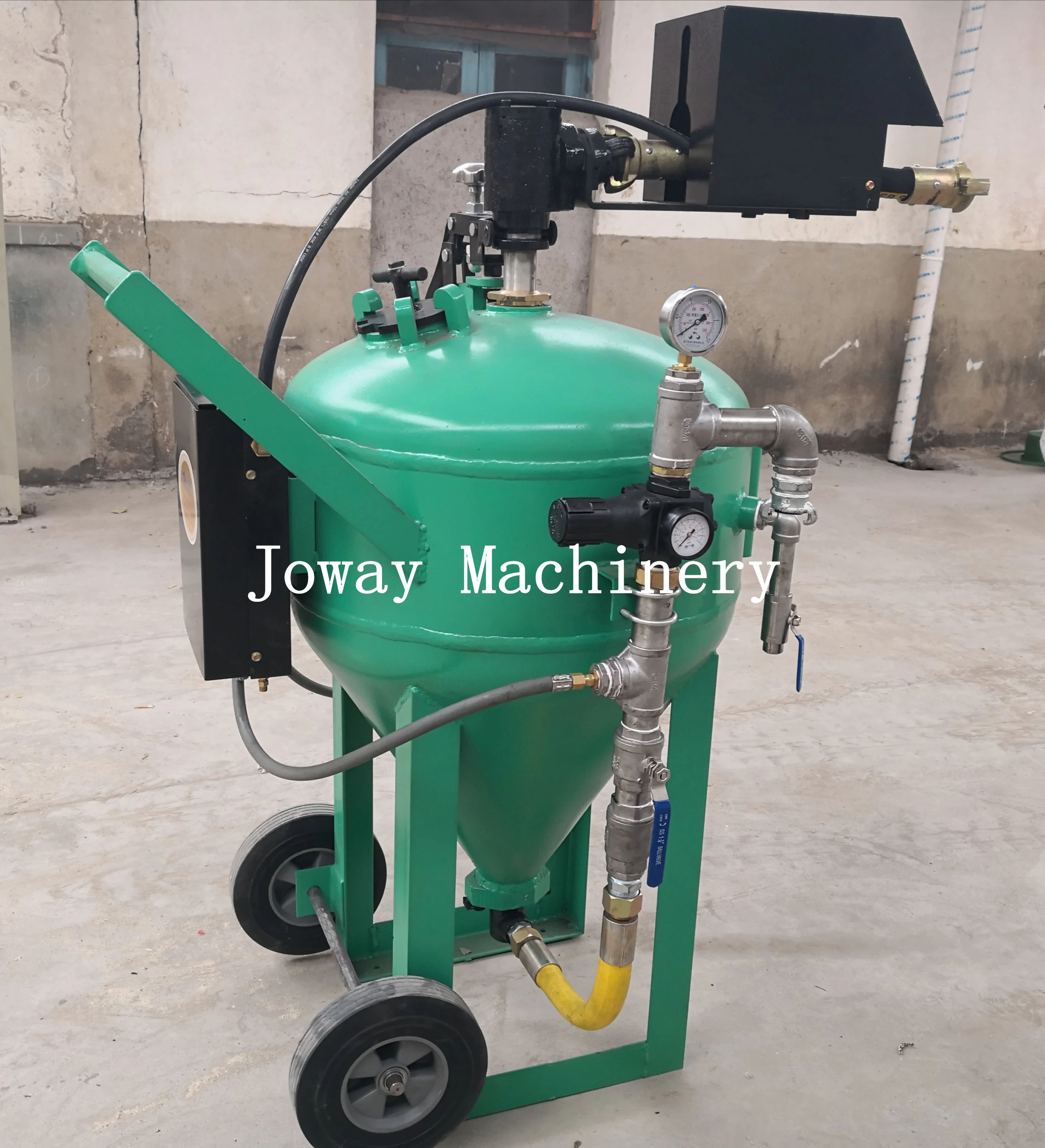 Auto Mobile Dustless Blaster Water Wet Sand Blasting Equipment For ...