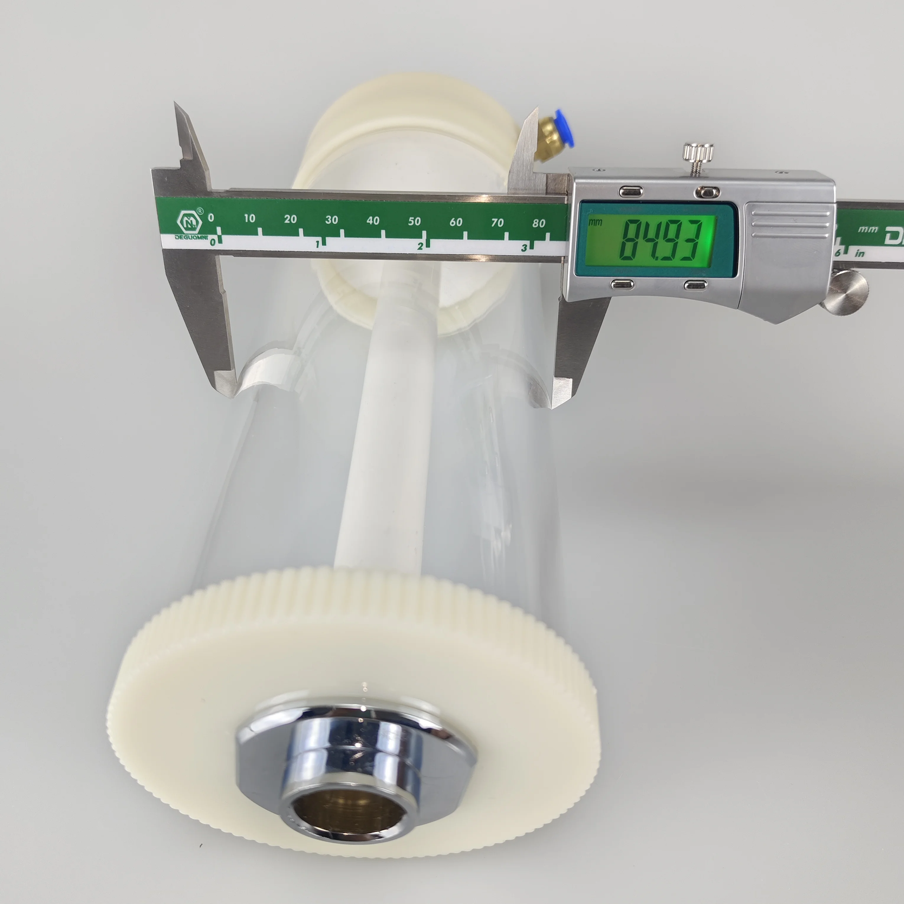 Transparent 390ml Plastic Powder Hopper for Precision Powder Coating ...