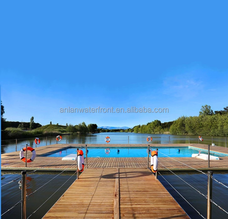 Factory Price Floating Swimming Pool Platforms On The Water For Hotel ...