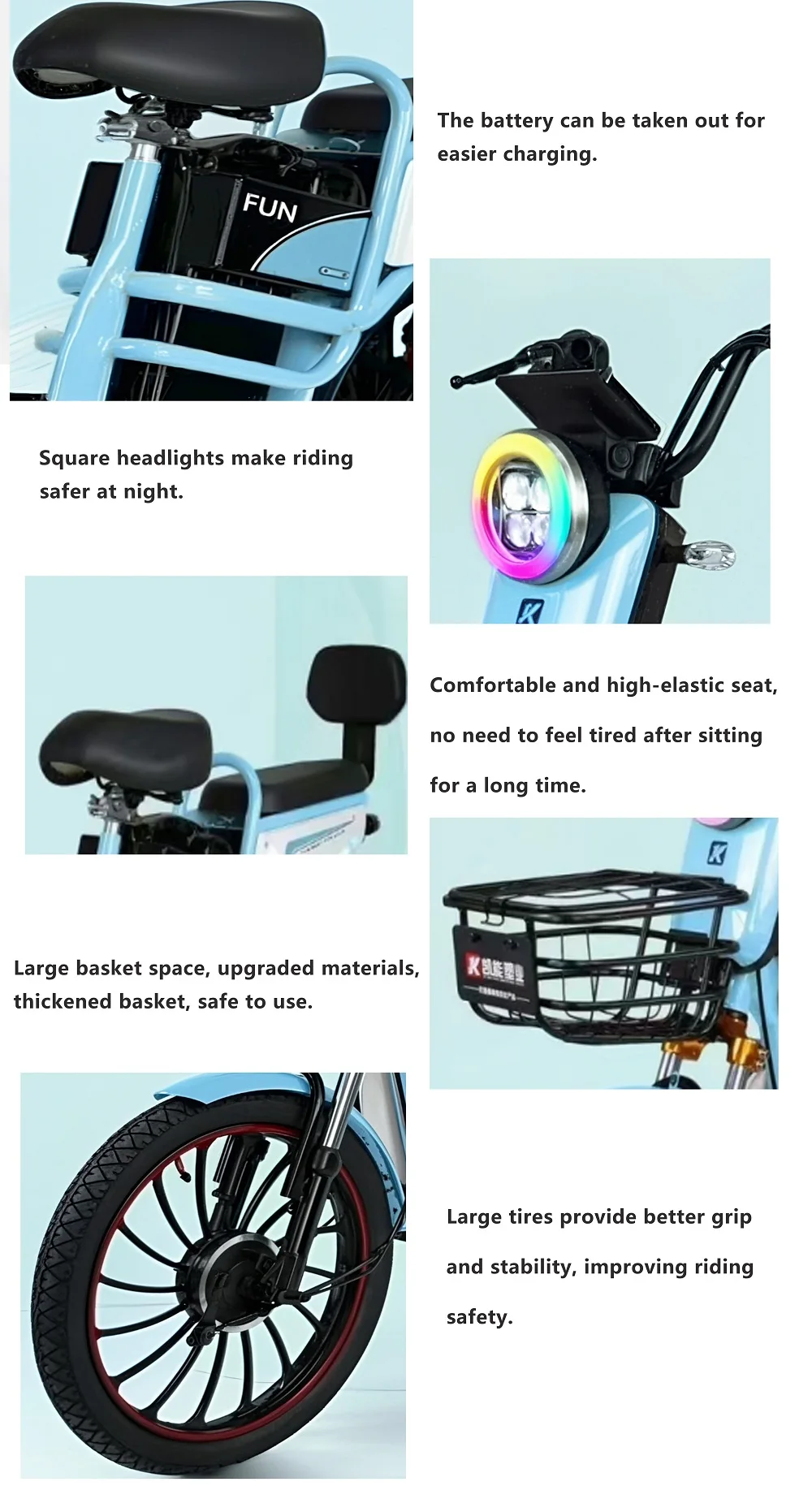 Hot-selling High Quality E-bike 500w 48v 20 Inch Electric City Bike Factory Direct Sales ...