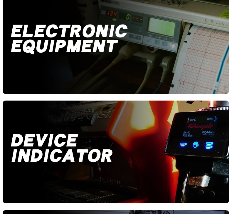 8mm Metal LED Indicator Lights Compatible With 3V 6V 12V 24V 110V 220V Durable and Versatile ...
