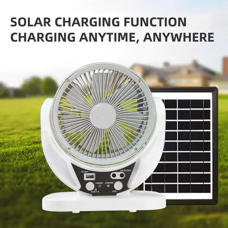 Small Super Power Manufacturers Of Solar Car Fan 6 Inch Built-in ...