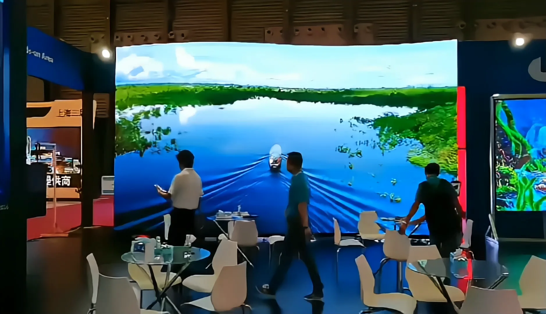 Advertising Modular Led Digital Displays Flexible Led Film Screen ...