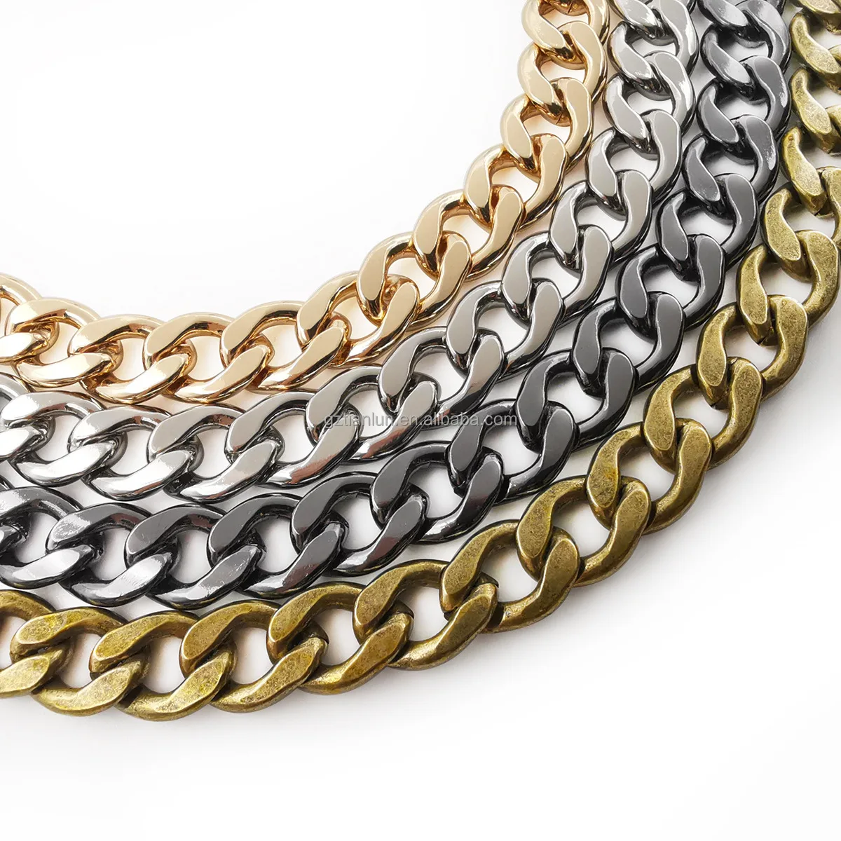 Durable Metal Brass Shoulder Bag Chains - All-Season Accessory