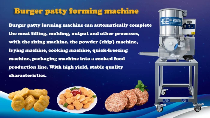 Hamburger Patty Making Machine Potato Burger Patty Making Machine Price ...