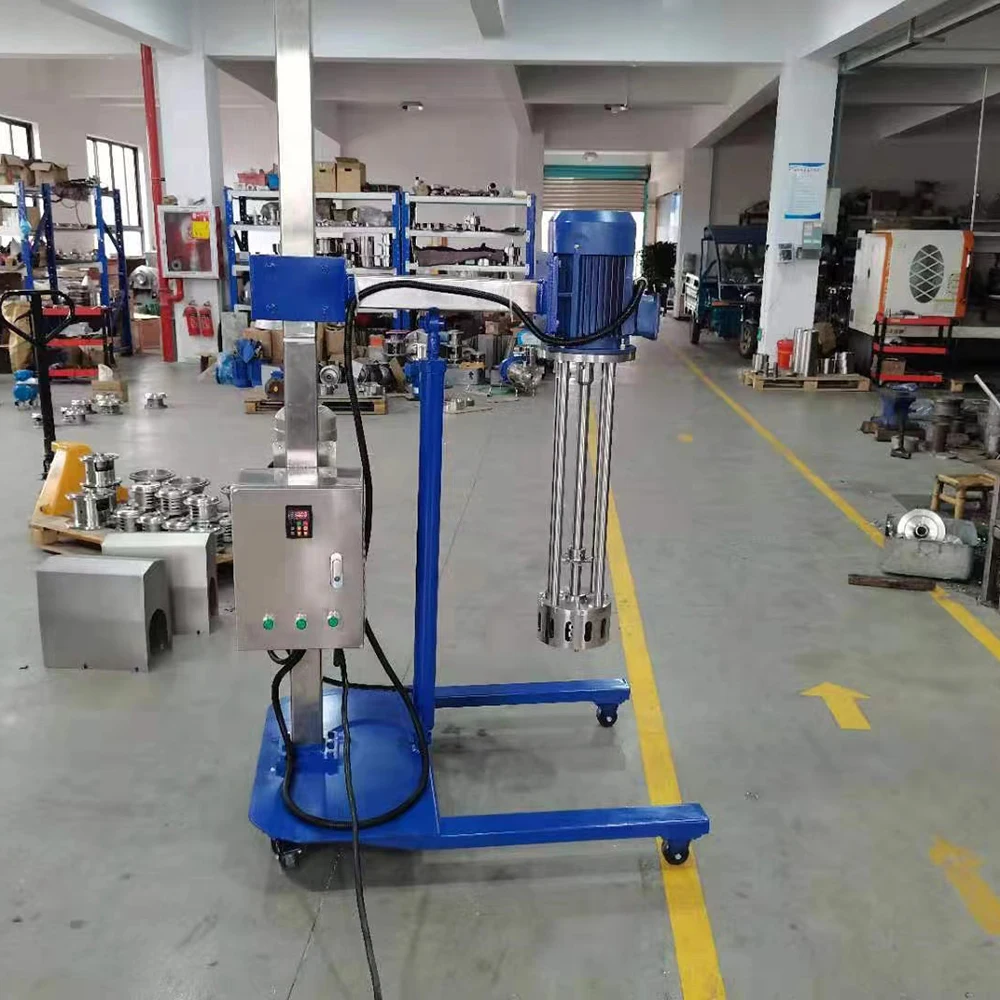 Automatic Hydraulic Lifting High Shear Mixer Homogenizer Machine with ...