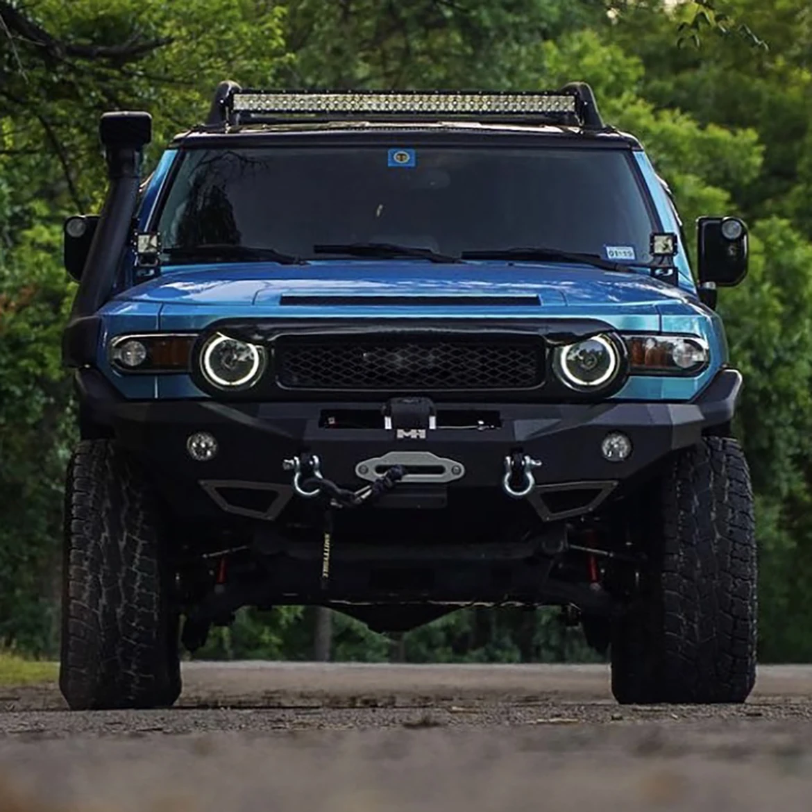 Car Front Bumper for Toyota FJ Cruiser Modified Magnesium-Aluminum ...