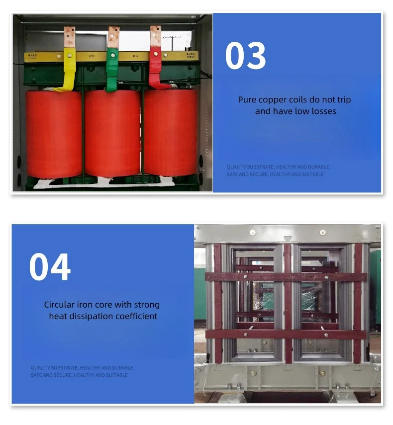 3 Phase Dry Type 400kva Industrial Cranes Voltage Isolation Transformer ...