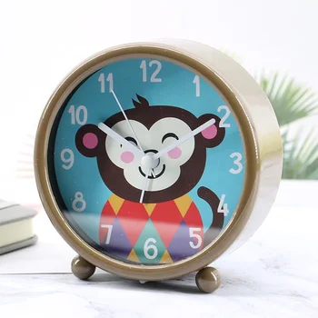 Wholesale Cartoon Animals Monkey Design Plastic Table Wholesale Clock ...