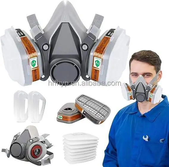 High-Performance Industrial Silicone Respirator Mask Advanced Dustproof ...