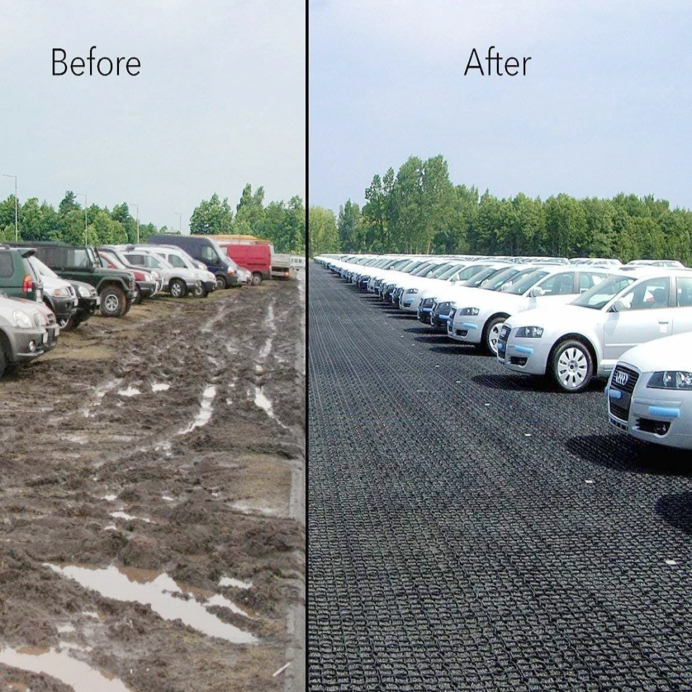 50*50cm Plastic Gravel Paver Grid for Driveway Erosion Control