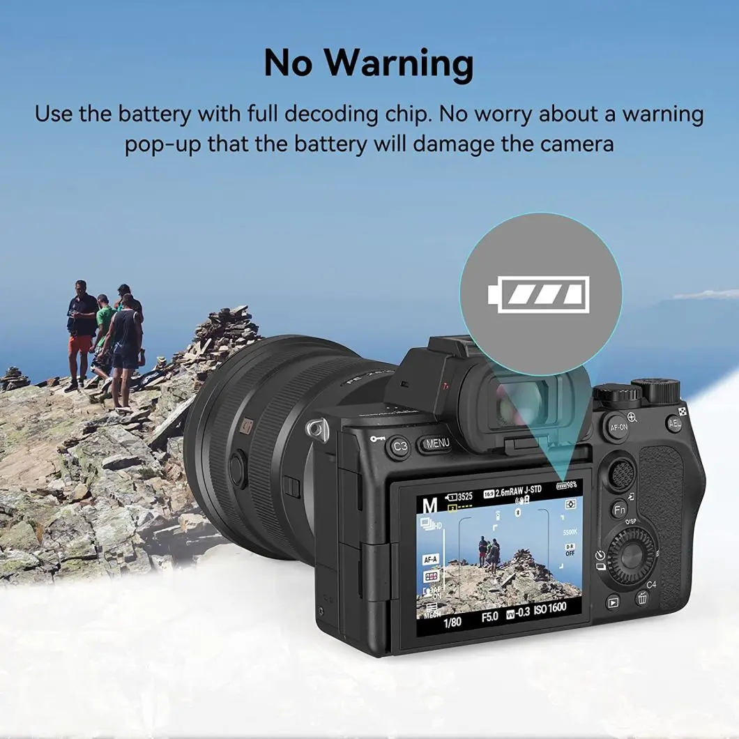 Smallrig Np-Fz100 Battery for Sony A7r V / A7 IV / Fx3 (1PC) 2040mAh ...