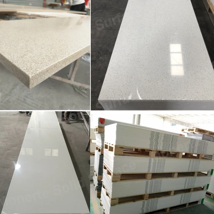Customized Size and Color Korean Solid Surface Table Top Pmma Acrylic ...