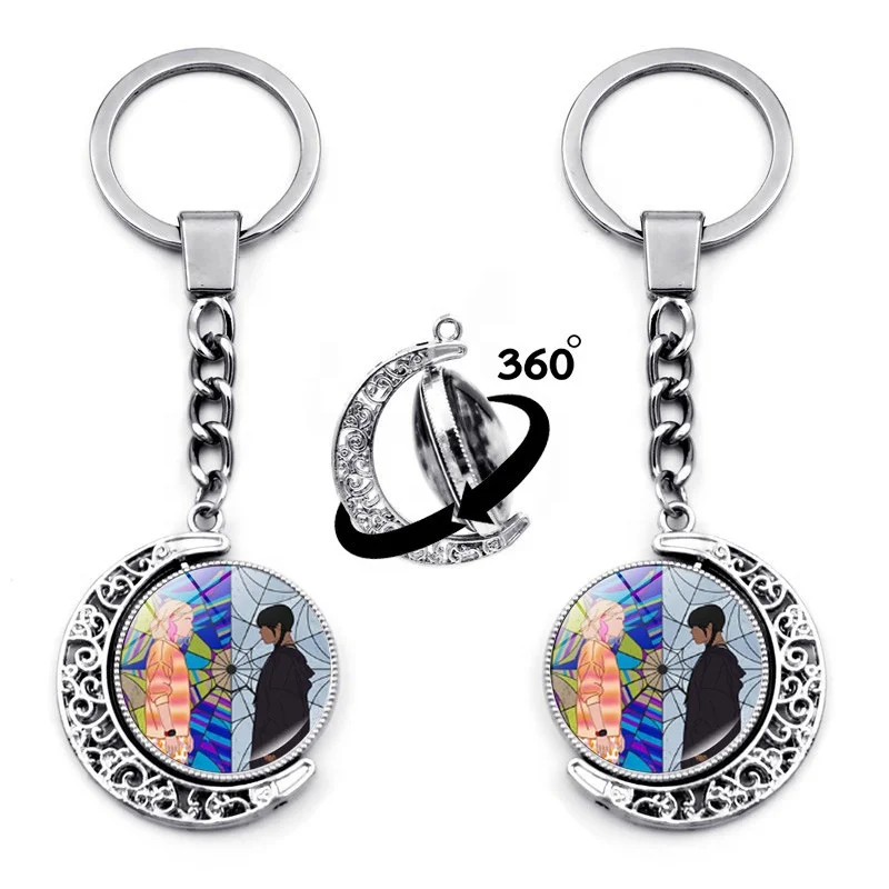 Popular American Movie Wednesday Addams Metal Keychain Mirror Double ...