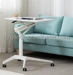 Modern Minimalist Movable Standing Desk,Pneumatic Lift Table Laptop ...