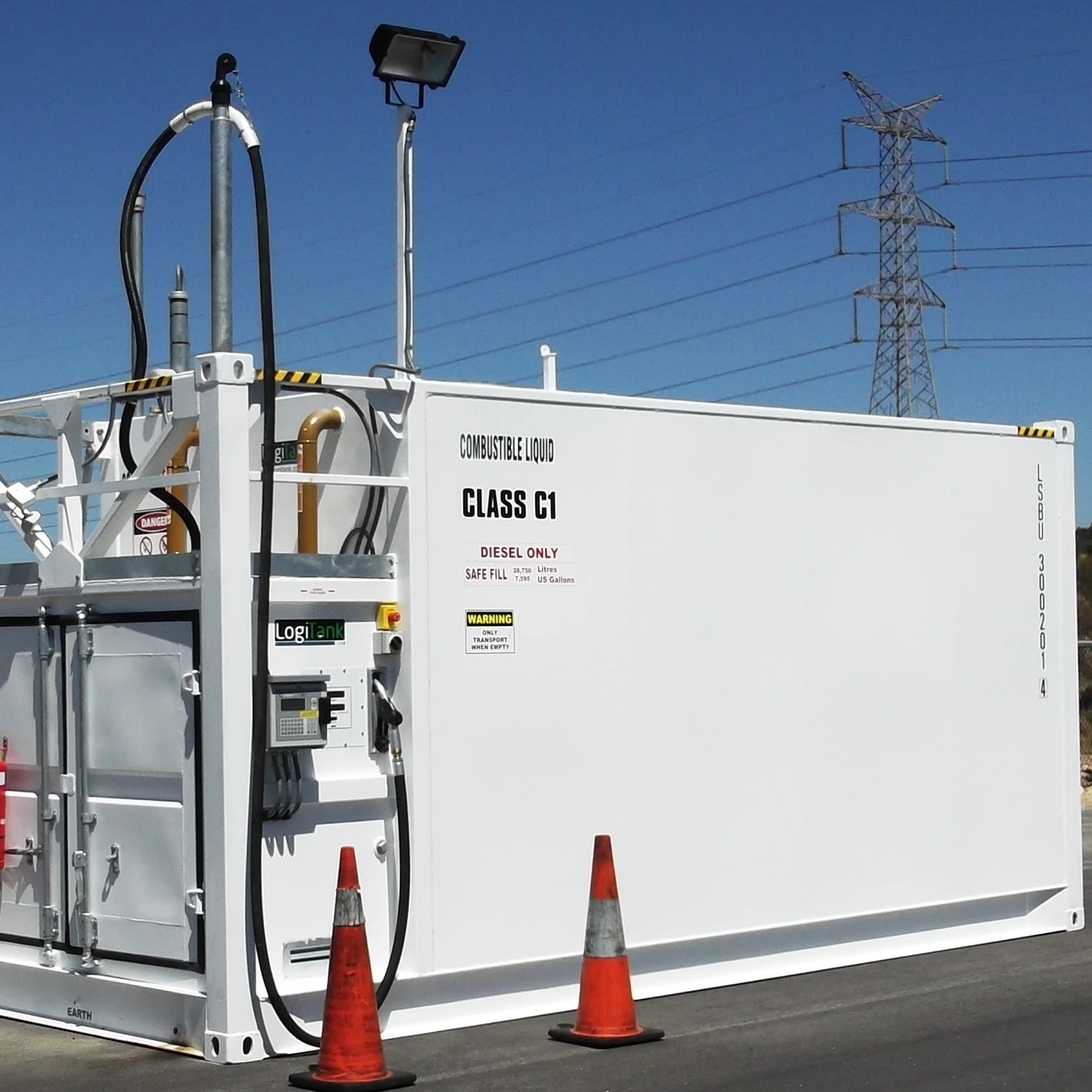 20' Self Bunded Tank Container,Rooler Door Style - Buy Portable Fuel ...