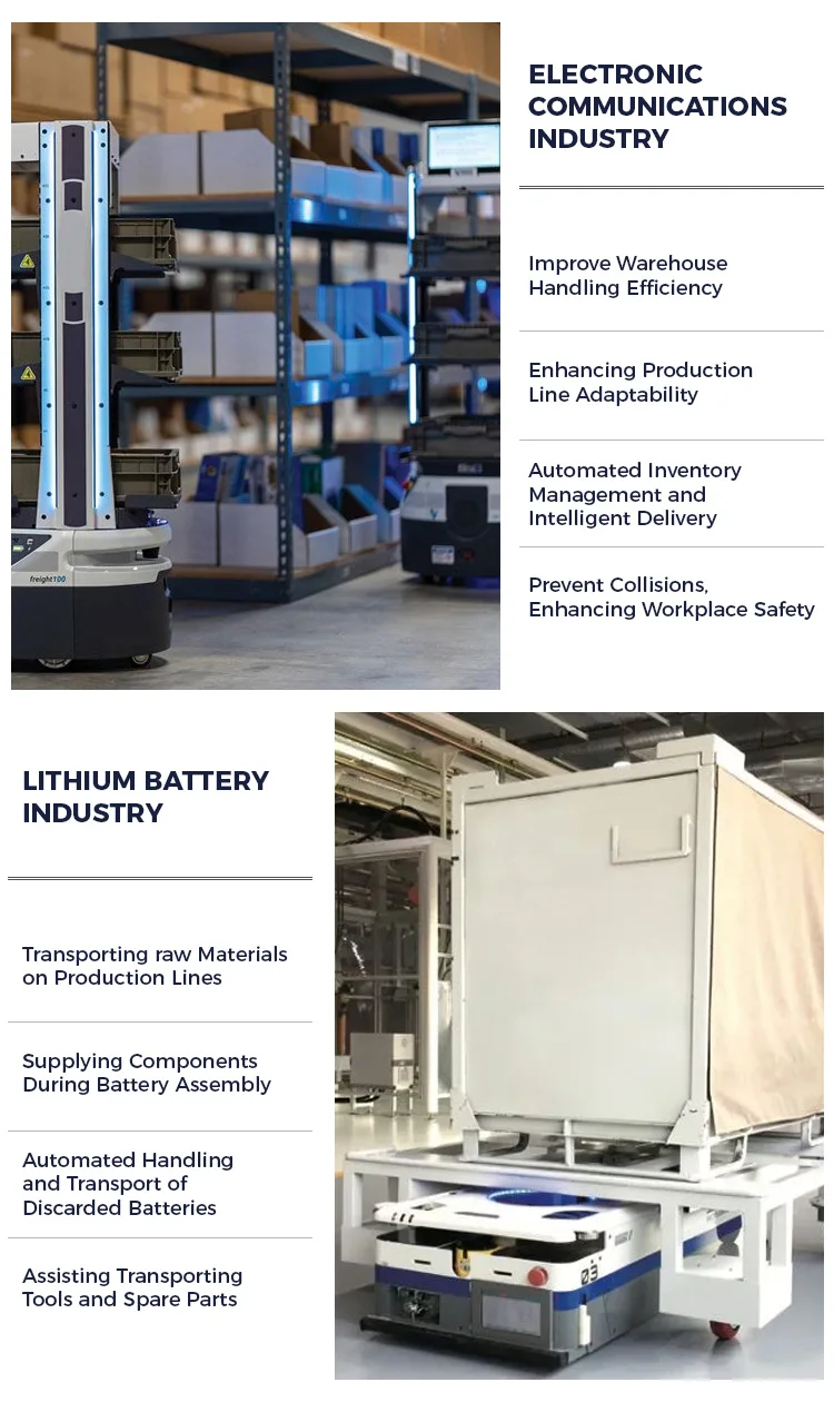 Autonomous Mobile AMR AGV Robot - 300kg Load & Latent Jacking