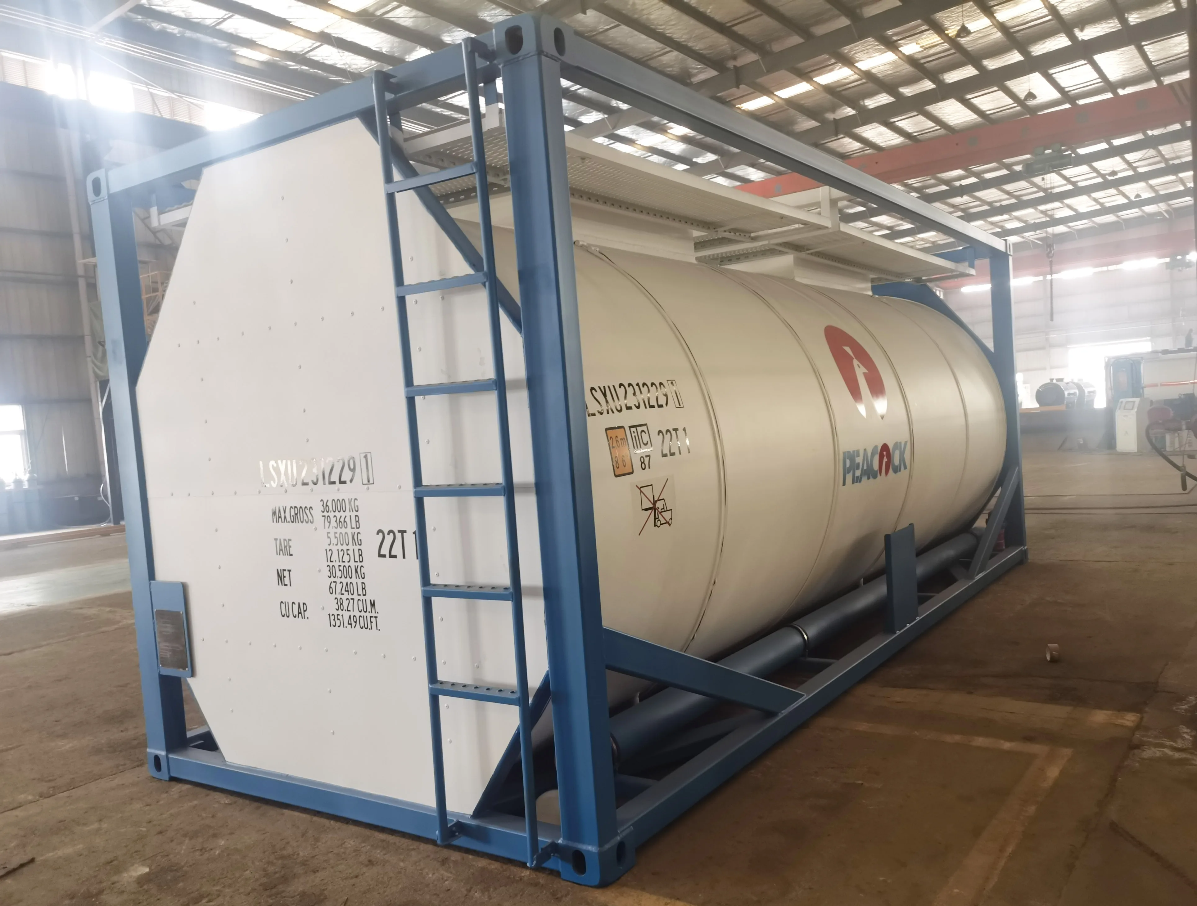 Asme Standard New 20ft Iso Tank Container T14 Type Acid Tank Container ...