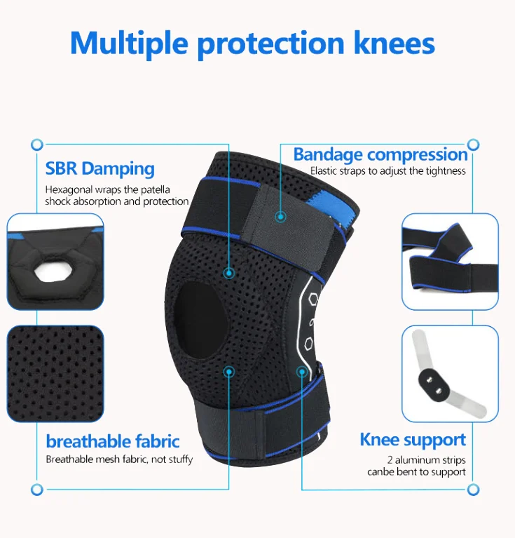 Adjustable Custom Compression Yoga Running Knee Protector Support ...