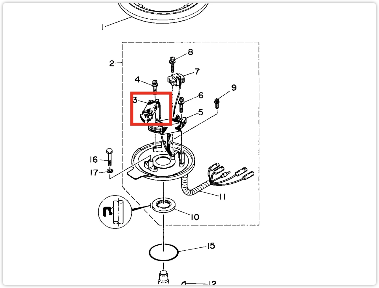 Charge Coil 6f5-85520-10 For Yamaha Outboard 2 Stroke 40hp 40 E40 - Buy ...