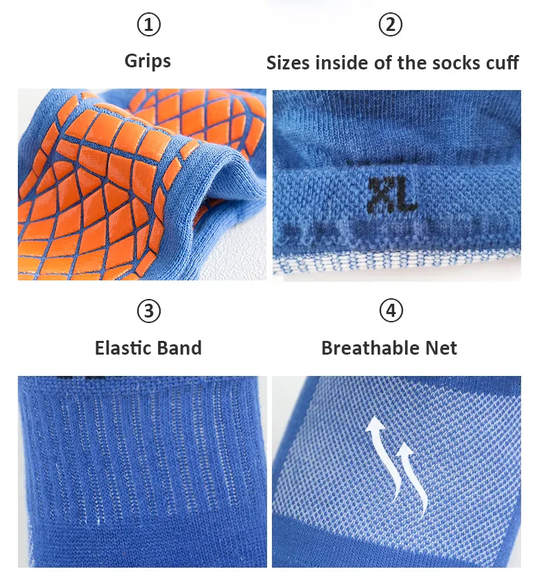 High Quality Trampoline Socks - Non Slip & Customizable