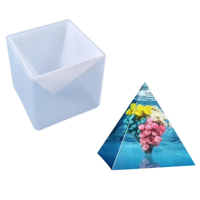New Ideas Pyramid Resin Casting Silicone Molds Disposable for Candle ...