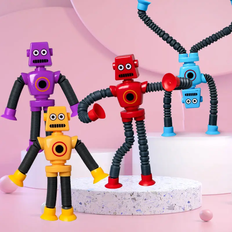 Flexible Bendable Figures Robot Toys Kids Boys Funny Decompression Gift ...