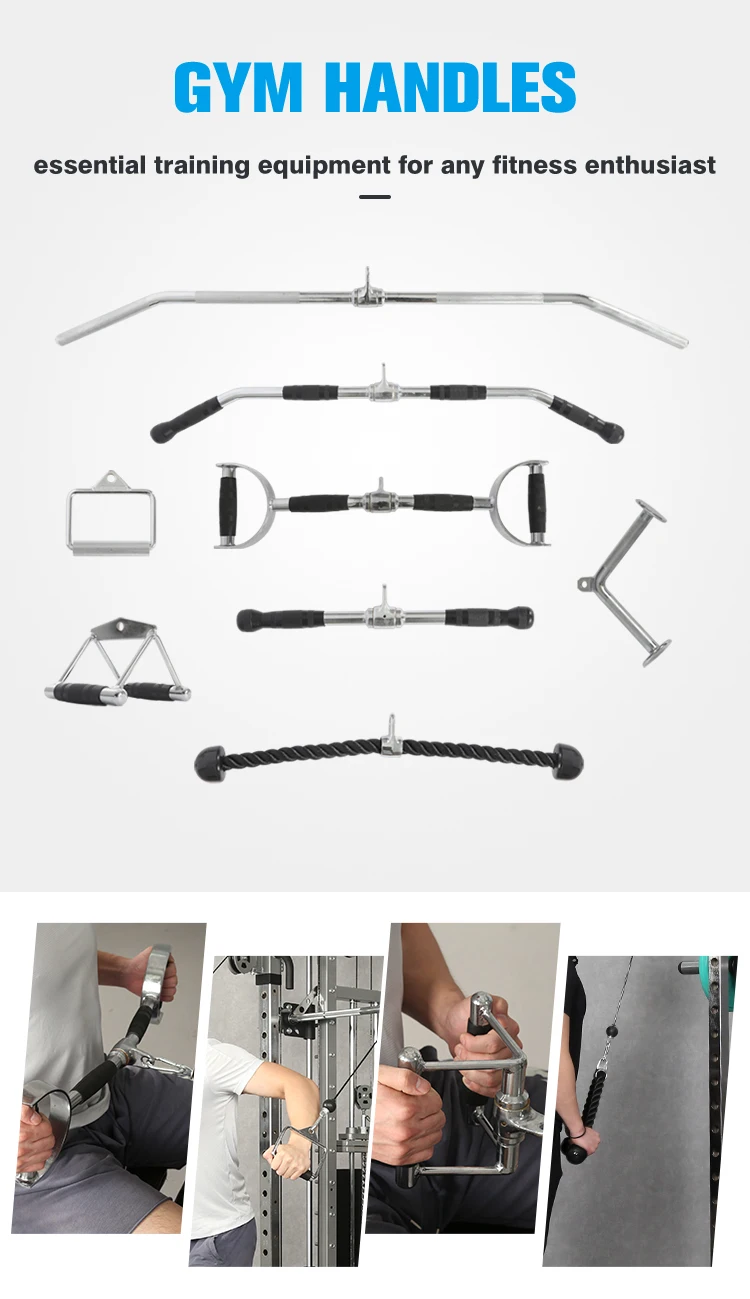 Rising Home Gym Wall-Mounted Cable Machine Attachments