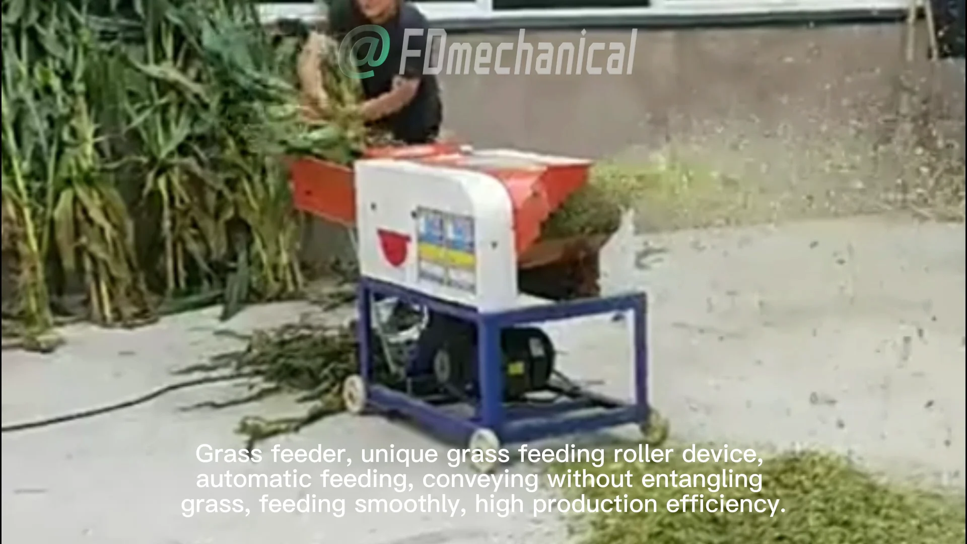 Rice Corn Cattle Grass Straw Shredder Cow Sheep Animal Feed Food ...