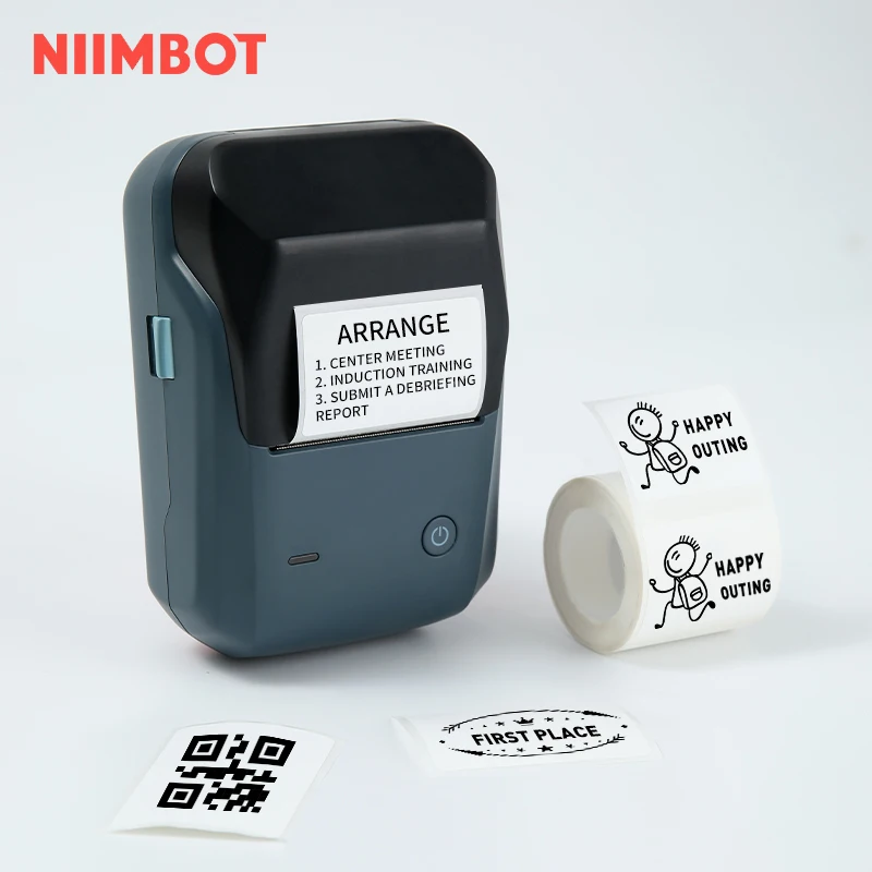 Niimbot B1 Mini Portable Thermal Label Printer Multi-function Self-Adhesive Sticker Label Maker ...